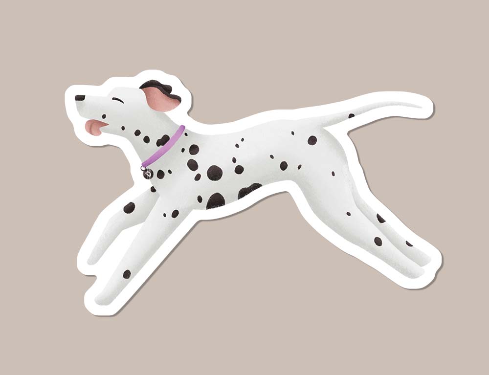 Gifts for Dalmatian lovers and owners - Woof by Hollie