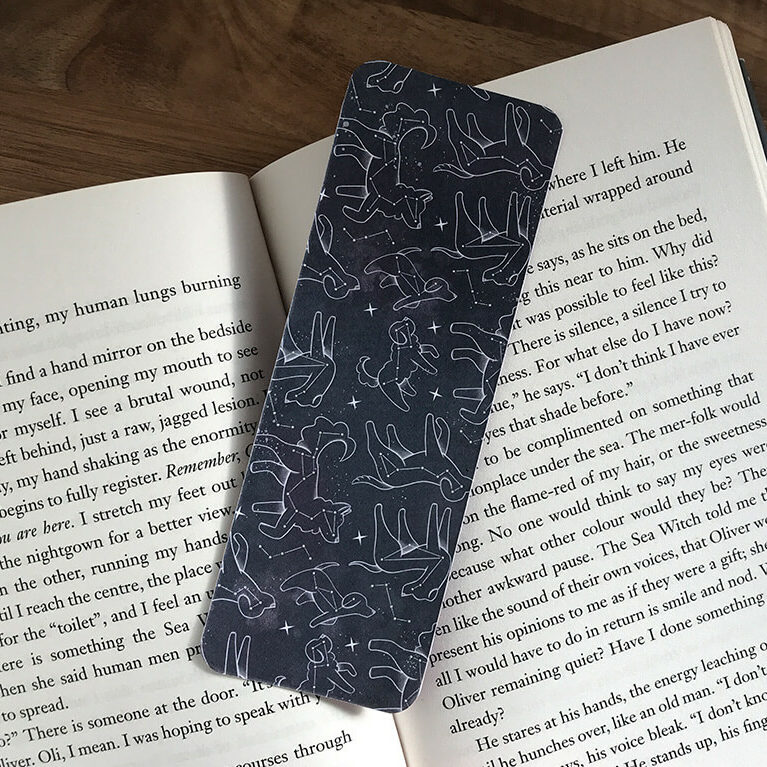 Celestial Dogs Bookmark - Woof by Hollie