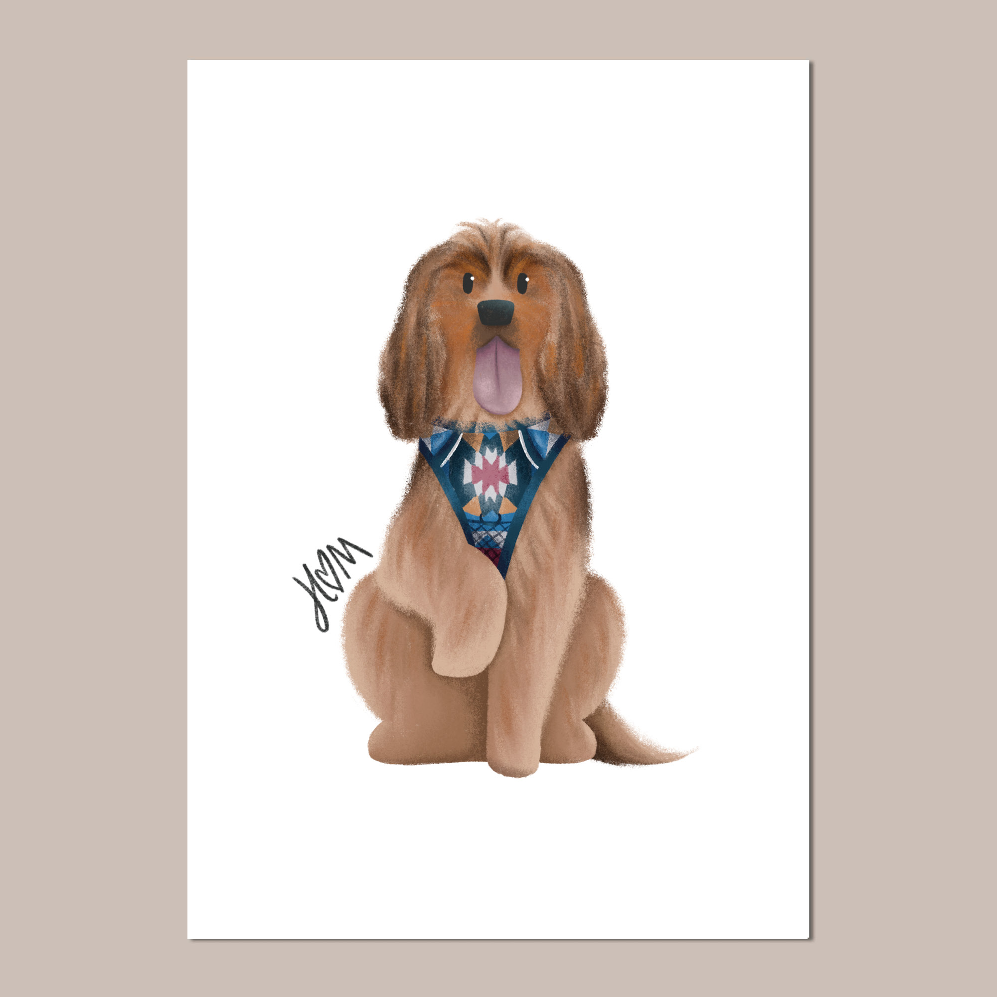 ADD ON - Custom Dog Print • Multiple sizes available • Woof by Hollie