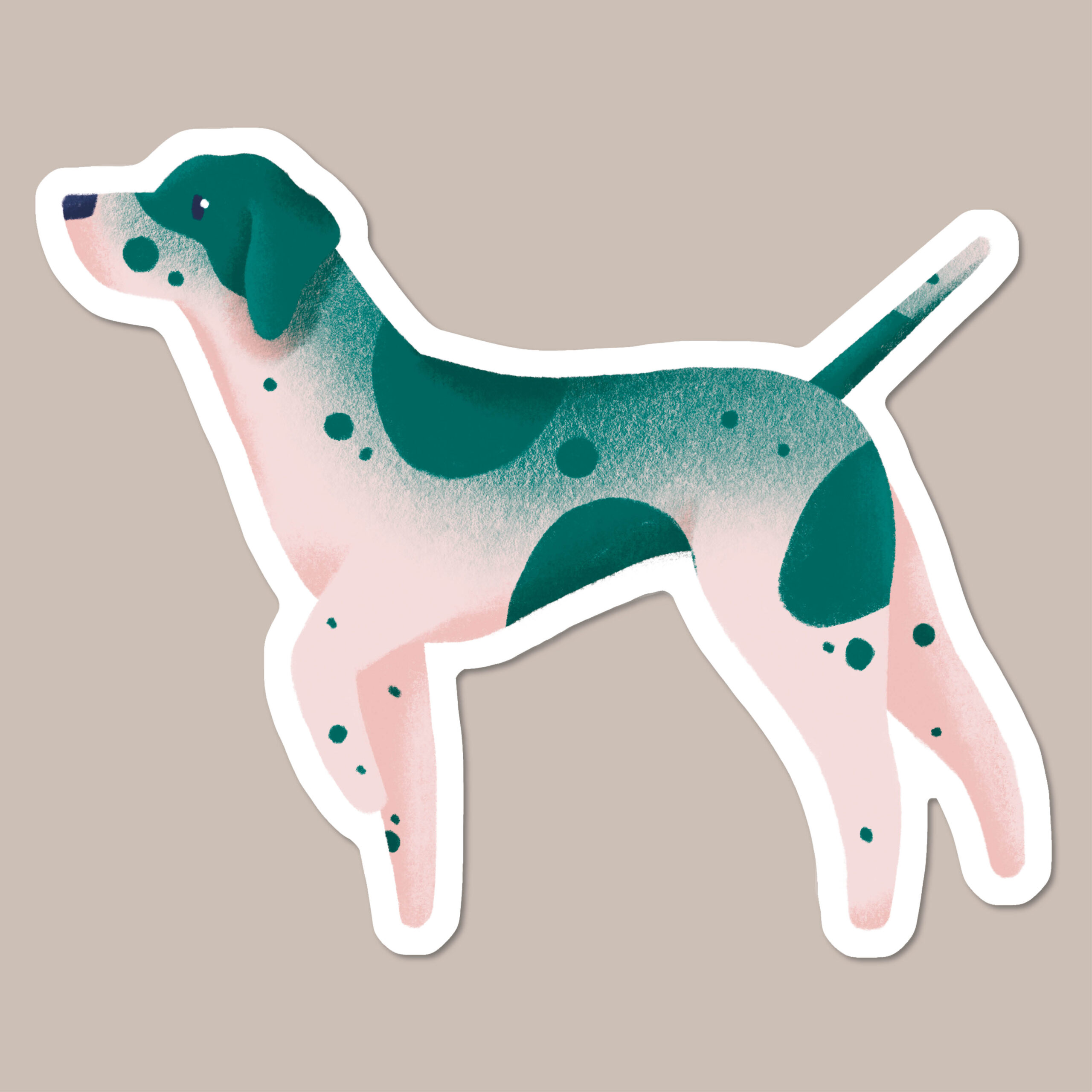 Working Gundogs Pointer sticker • Woof by Hollie